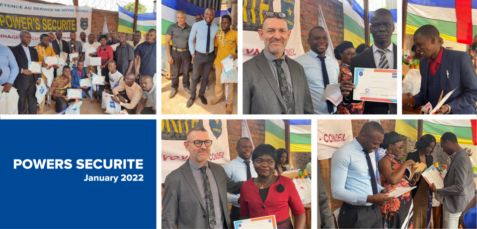 Award ceremony for Powers Sécurité, member of Seris Group | Seris group